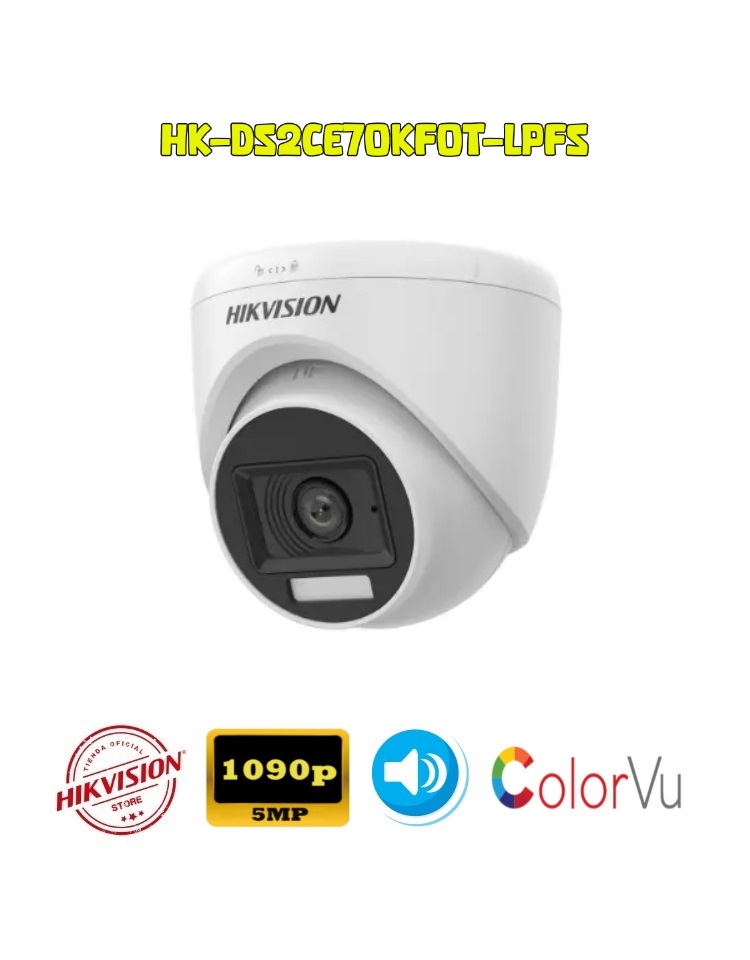 Domo 5MP ColorVU Smart HYBRID Light IR 20m 2.8mm C/Audio